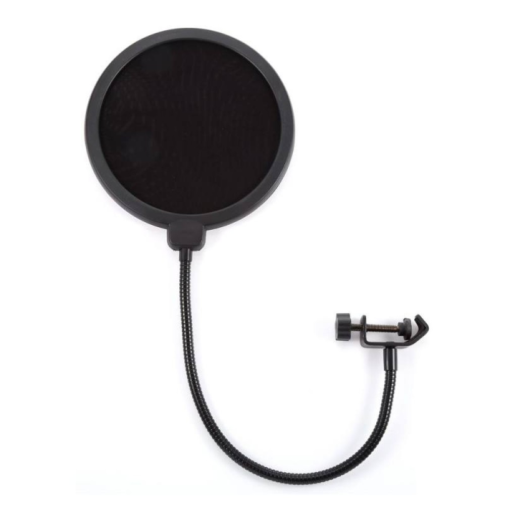 PROFESSIONAL MPF-6 6-INCH CLAMP ON MICROPHONE POP FILTER BILAYER ...